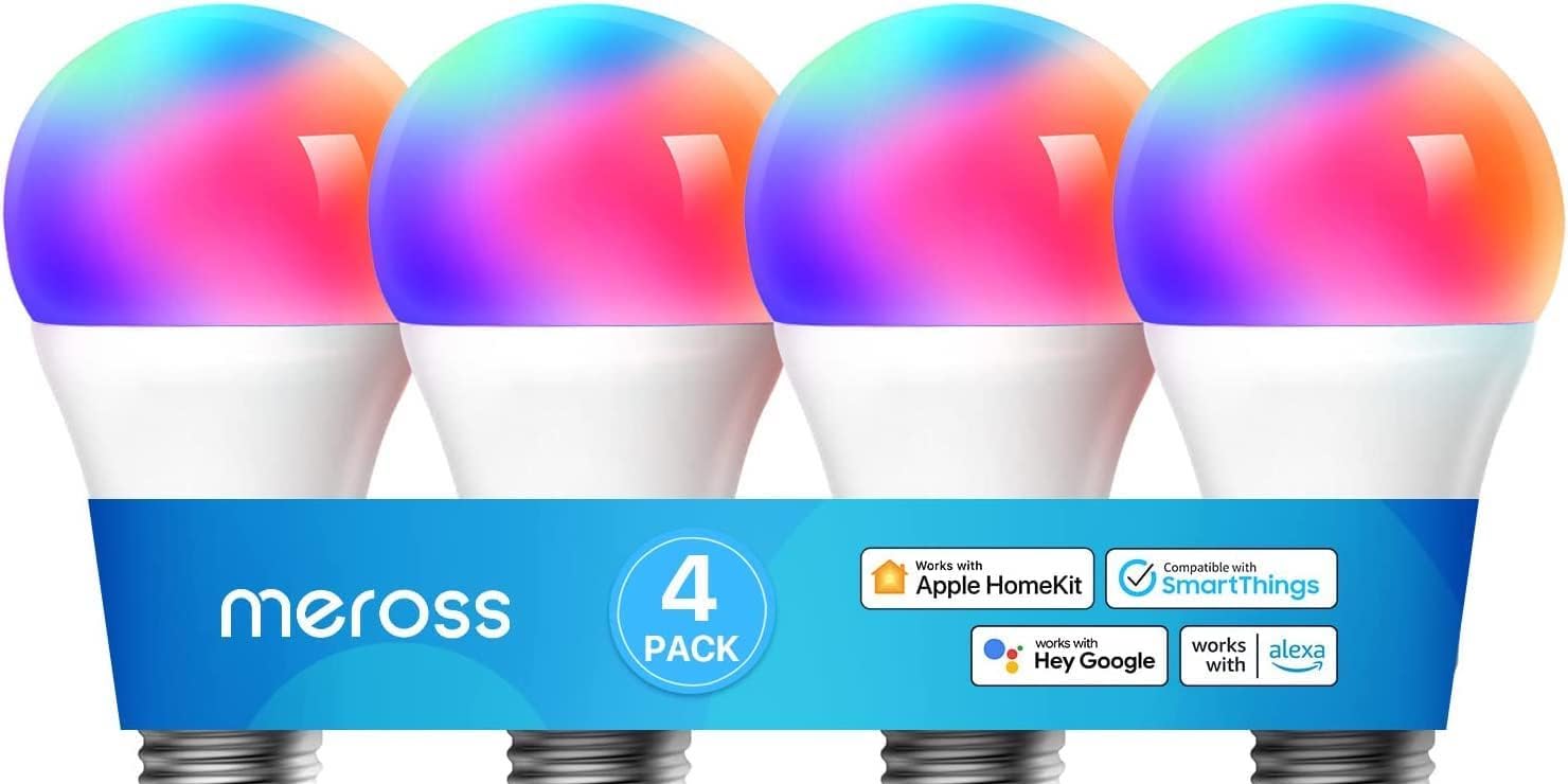 Expand your smart home with this 4-pack of meross multi-color HomeKit ...