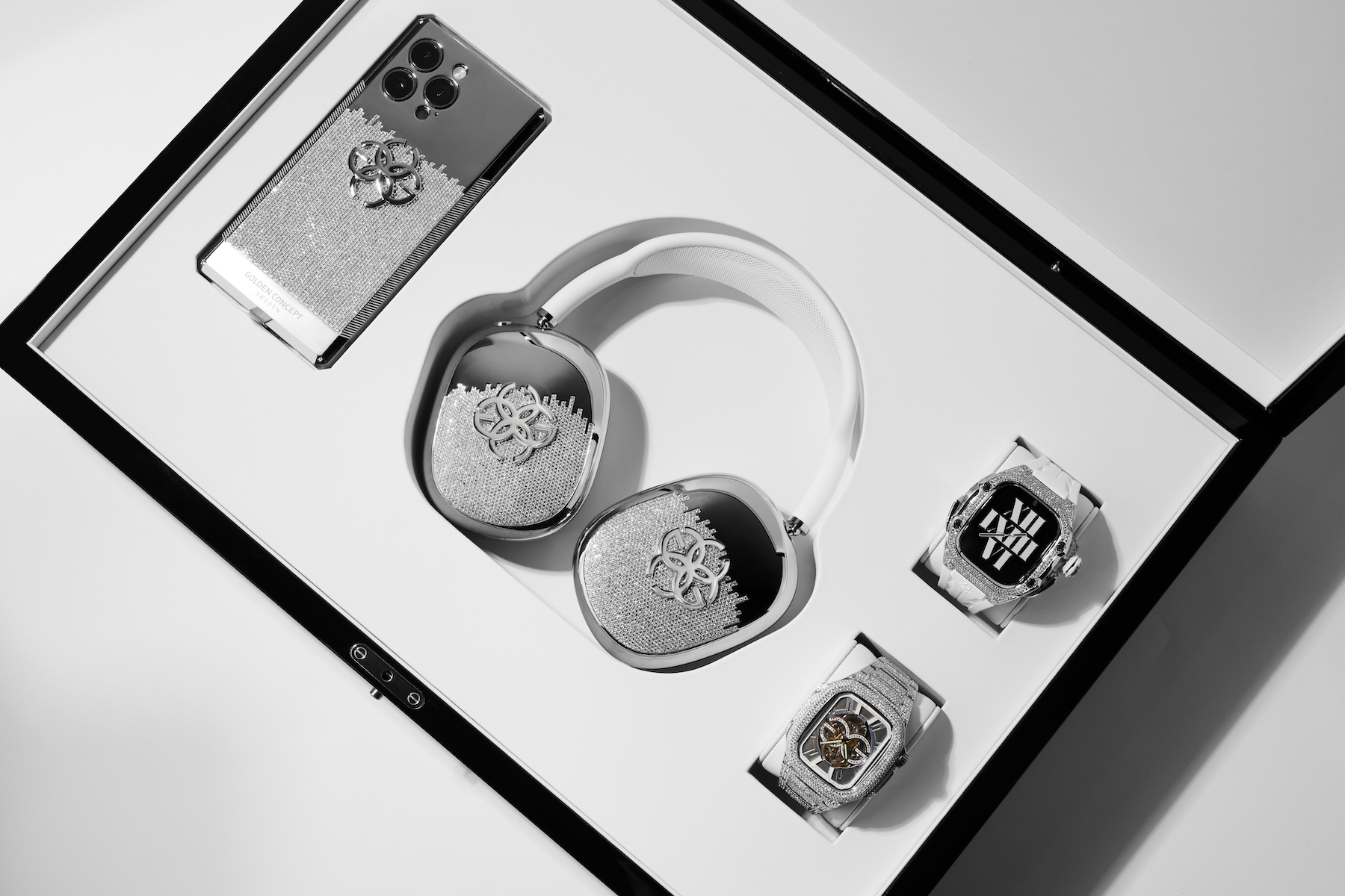 Check out this diamond encrusted Apple gear for $250,000