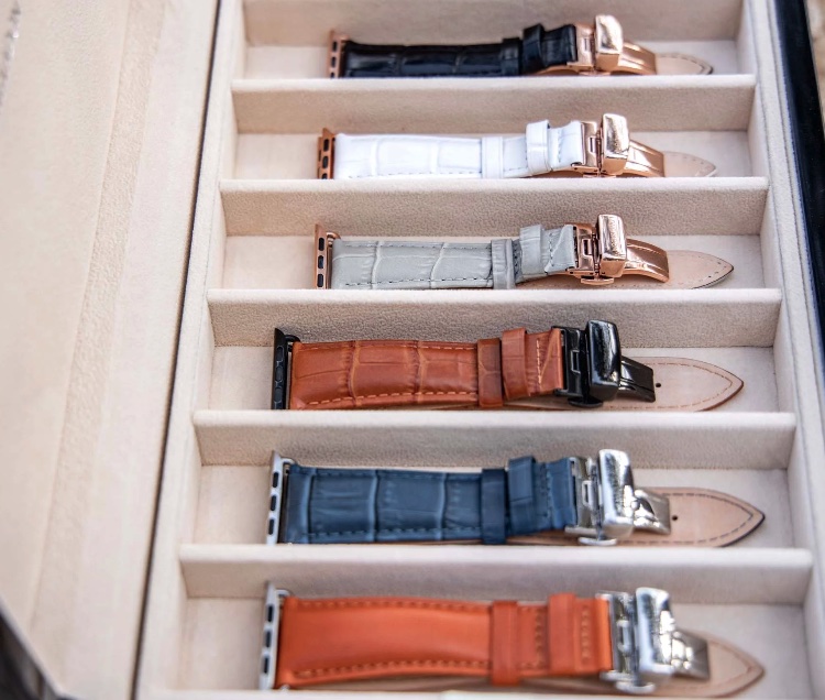 Review: Longvadon leather crocodile Apple Watch bands