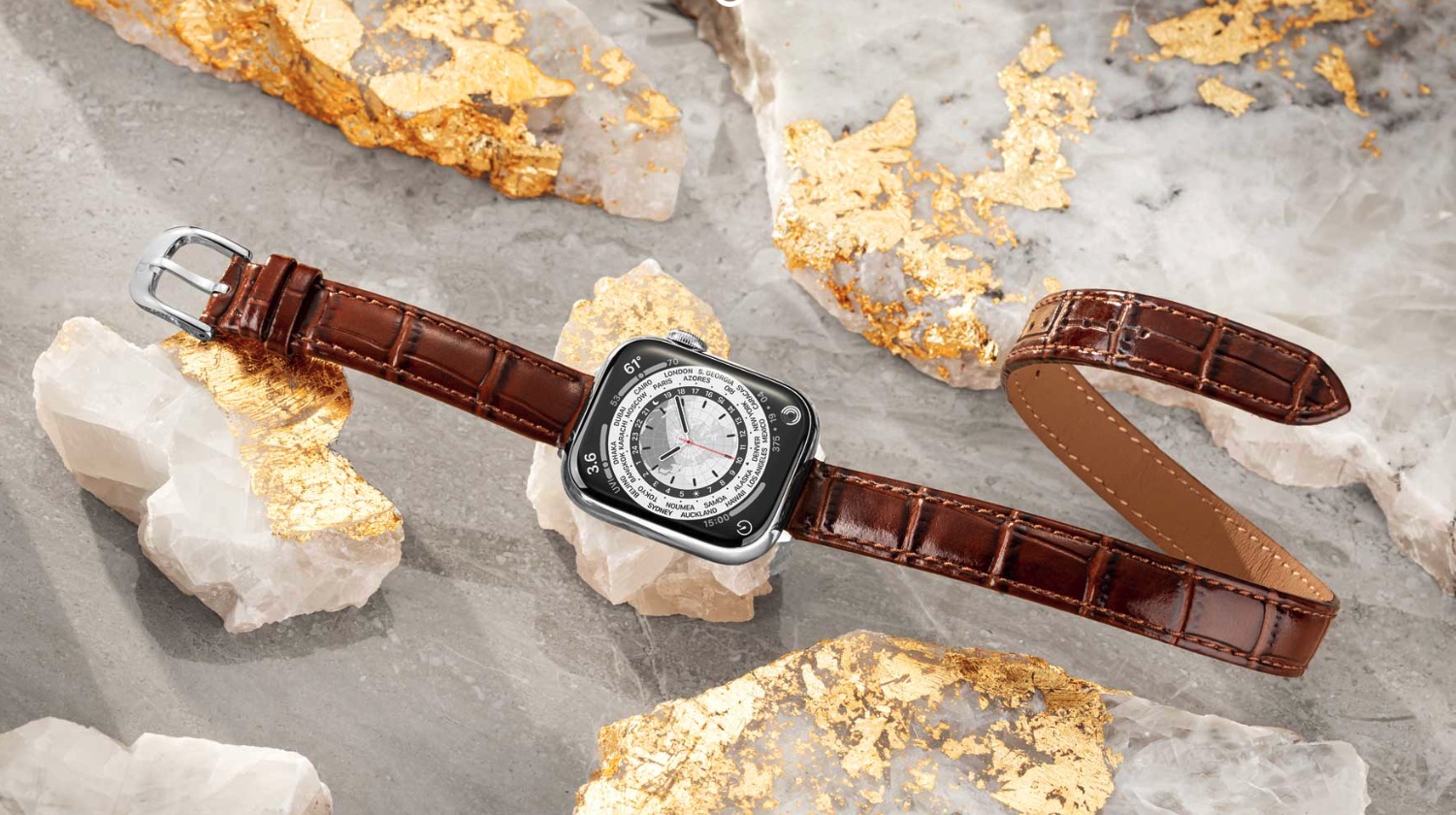 Review: Longvadon leather crocodile Apple Watch bands