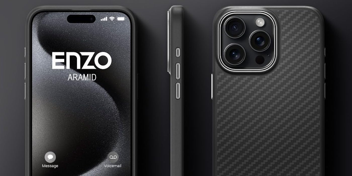 Spigen's new Enzo Aramid bulletproof iPhone 15 case is here