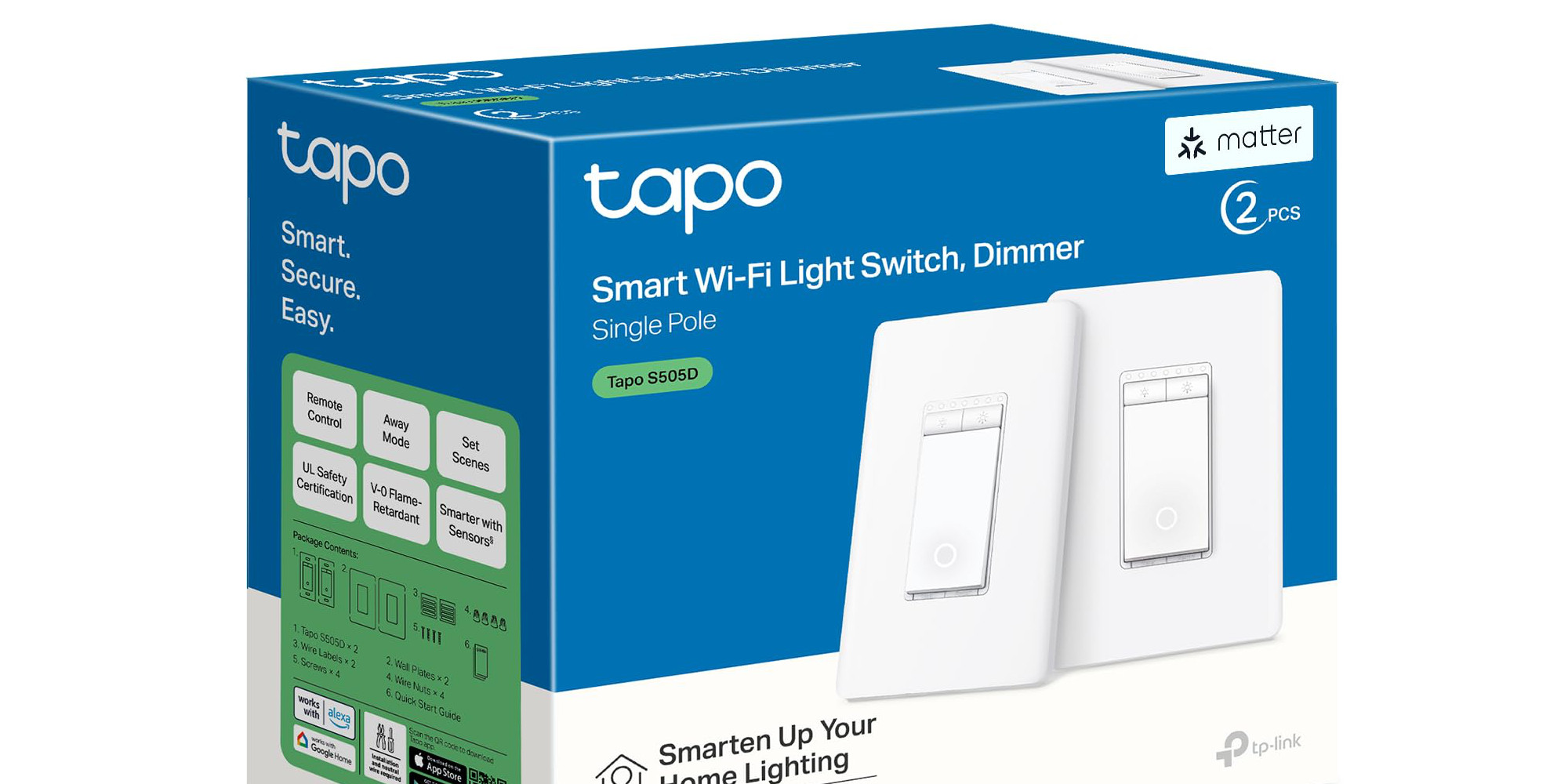 Land a 2-pack of TP-Link's new Tapo Matter light switches starting from ...