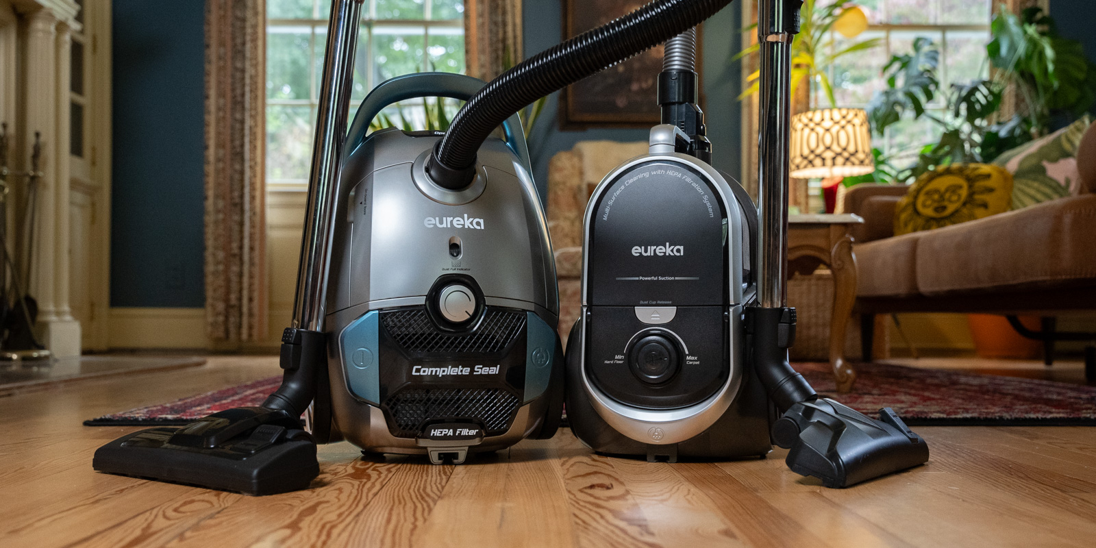 Eureka's new powerful and quiet canister vacuums