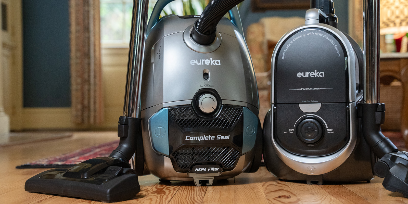 Eureka's new powerful and quiet canister vacuums