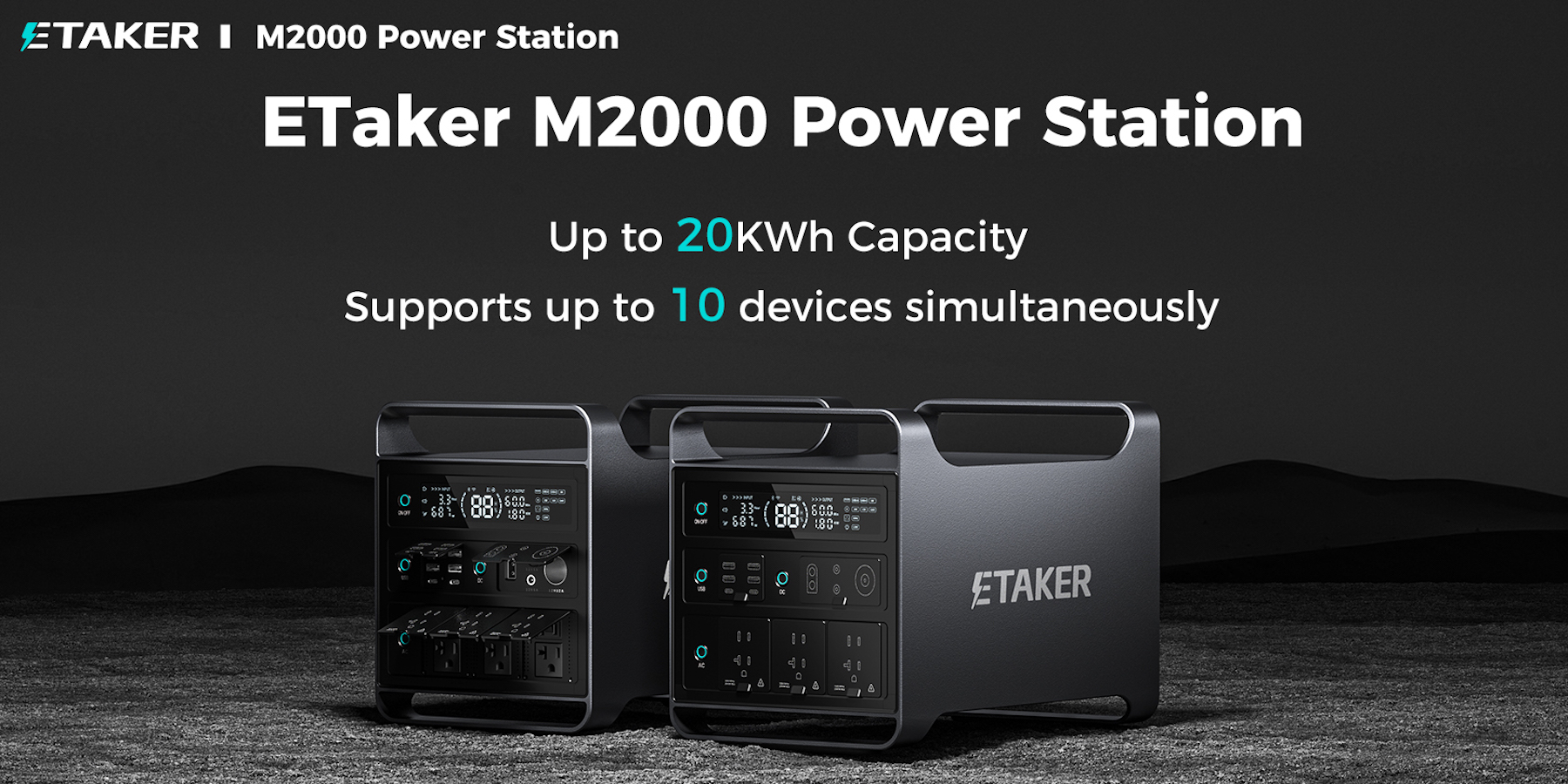 ETAKER M2000: The ultimate indoor and outdoor off-grid power station ...