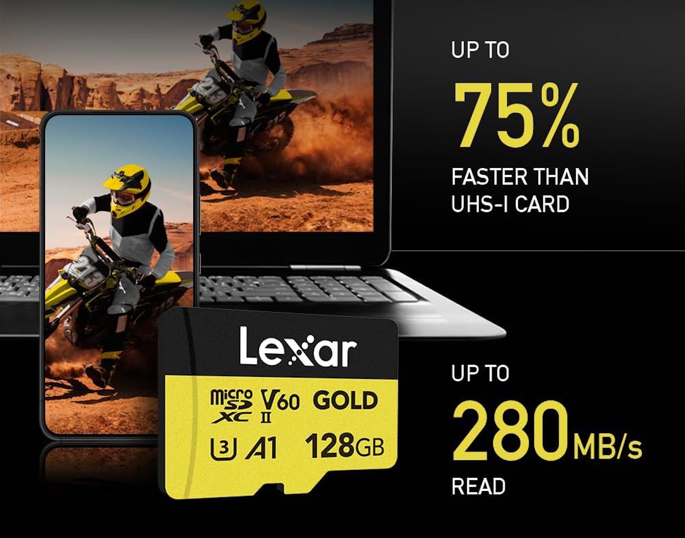 Lexar debuts new 280MB/s Professional GOLD microSDXC cards