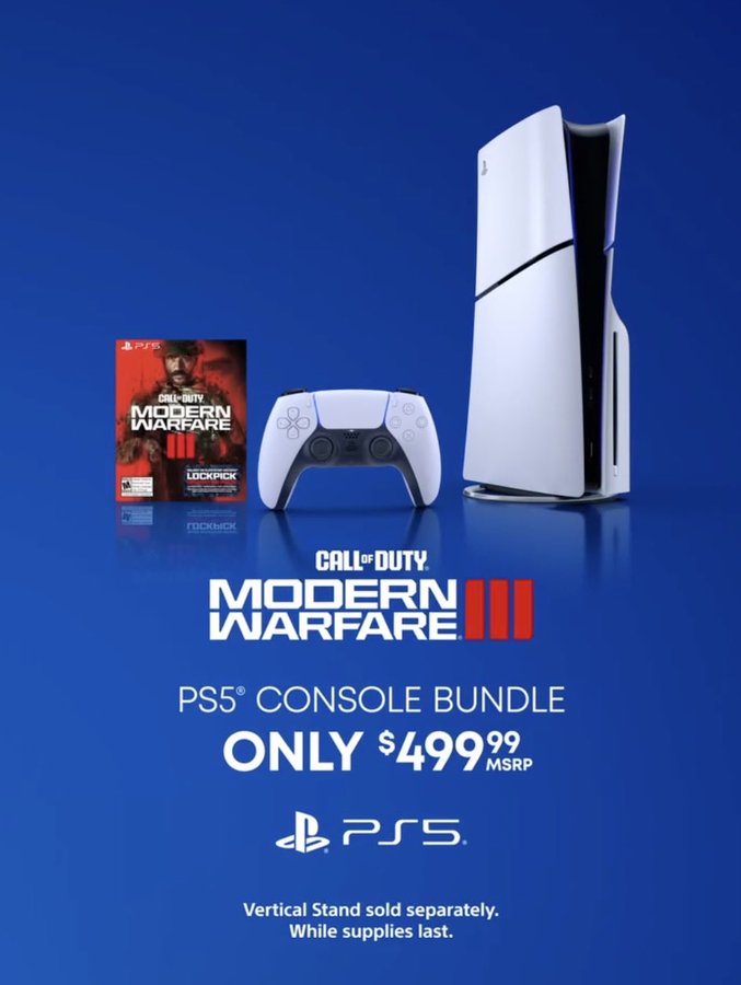 New PS5 Slim Modern Warfare III bundle launches Nov 10