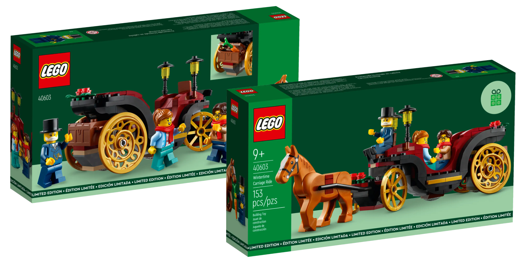 LEGO Wintertime Carriage Ride debuts as new gift with purchase