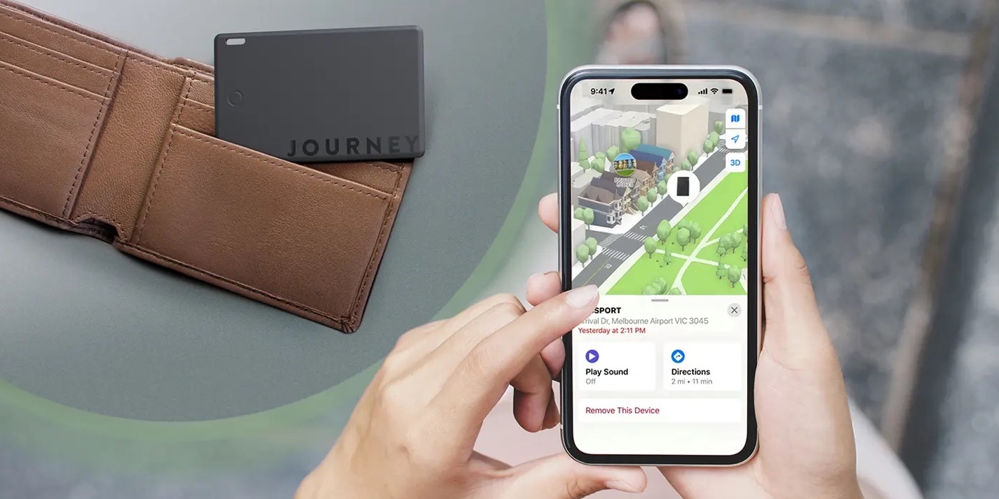 New Apple Find My wallet card from Journey down at $20