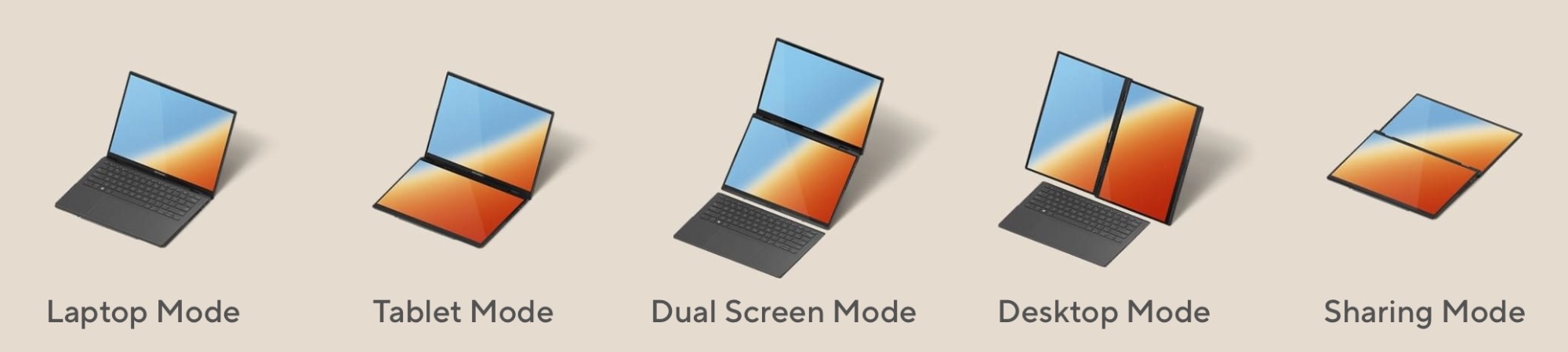 ASUS Zenbook Duo debuts at CES 2024 with dual 14-inch screens