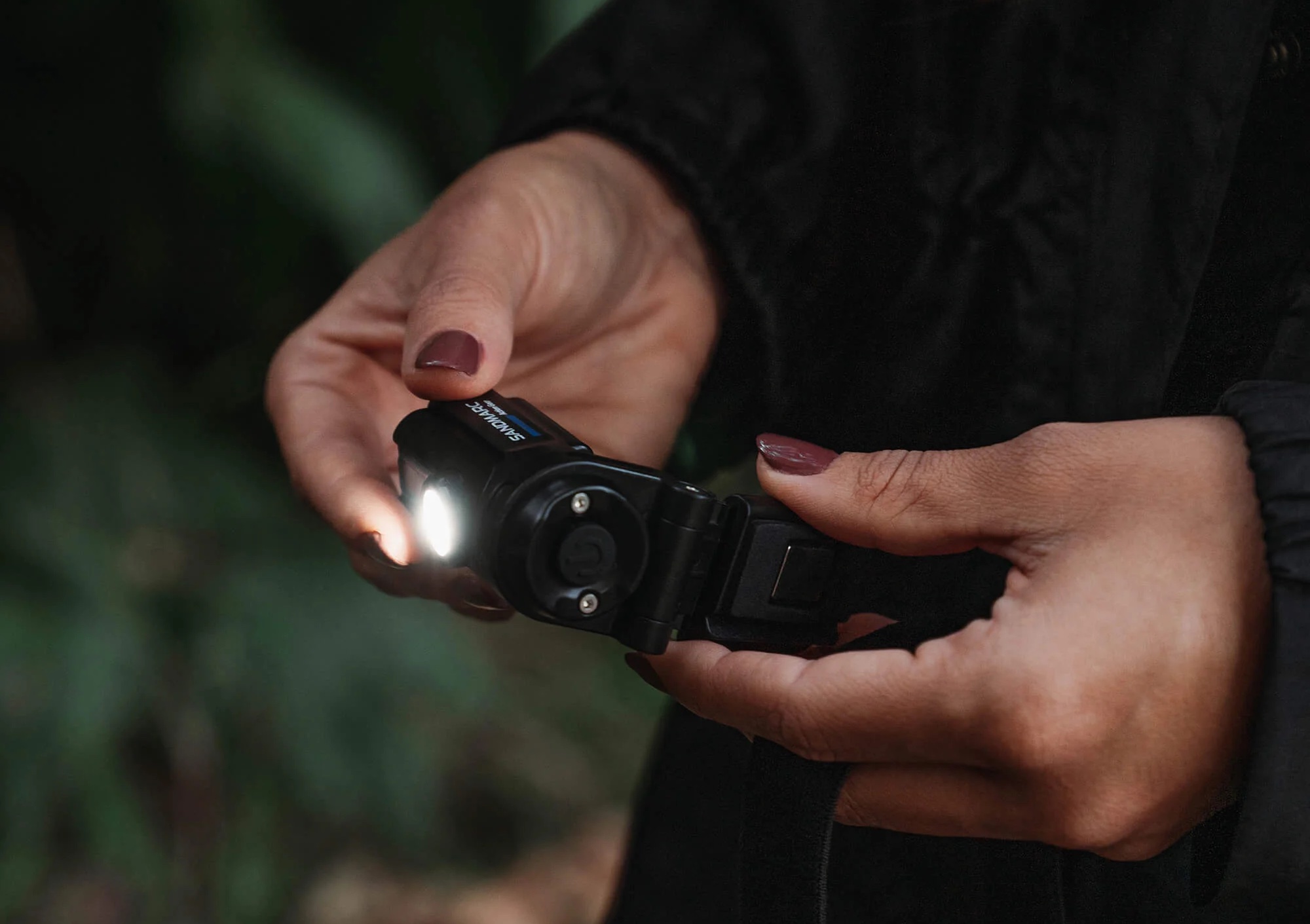 SANDMARC's new adventure-ready content-creator headlamp