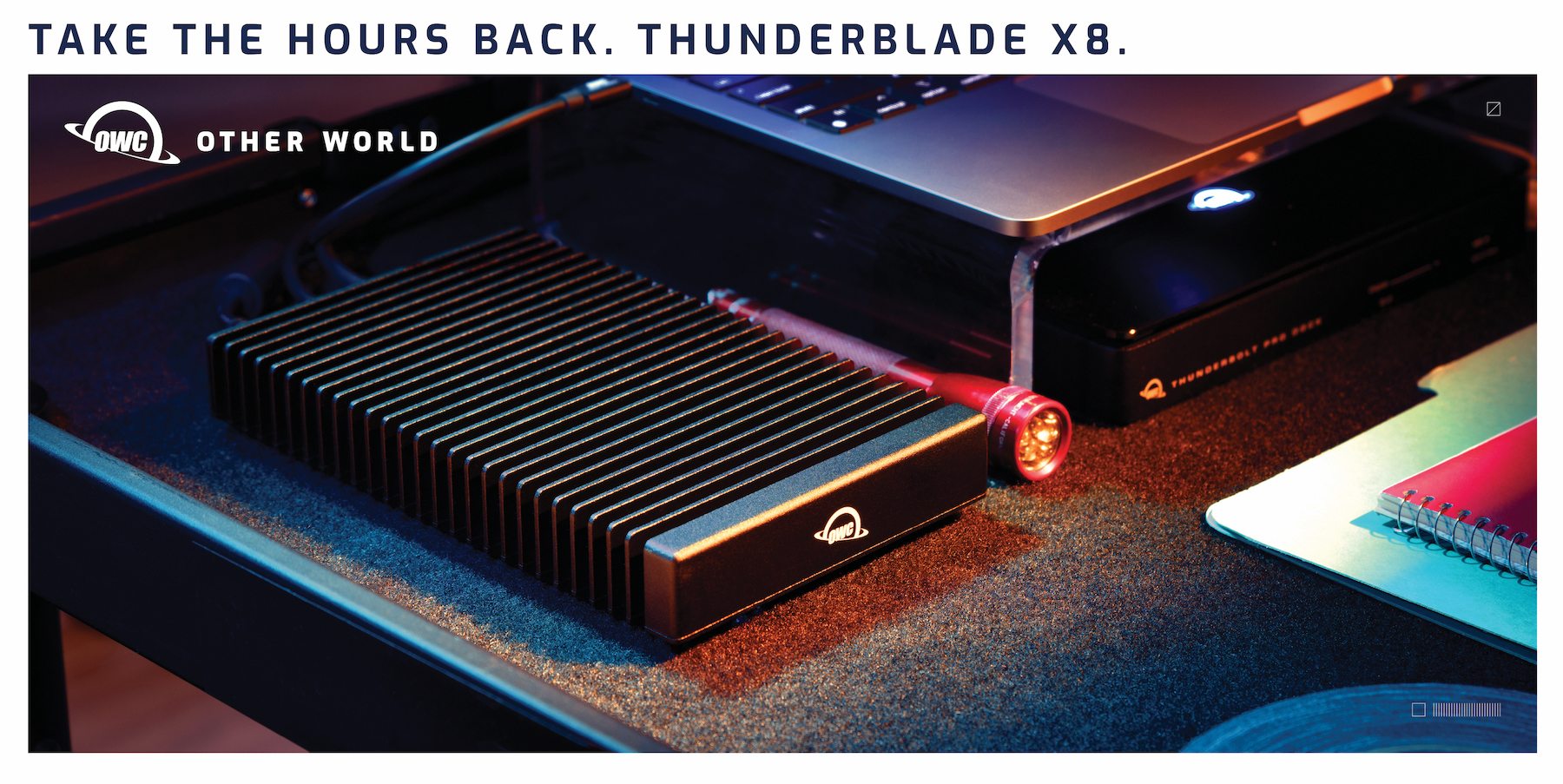 OWC debuts new 2,949MB/s ThunderBlade X8 RAID drive
