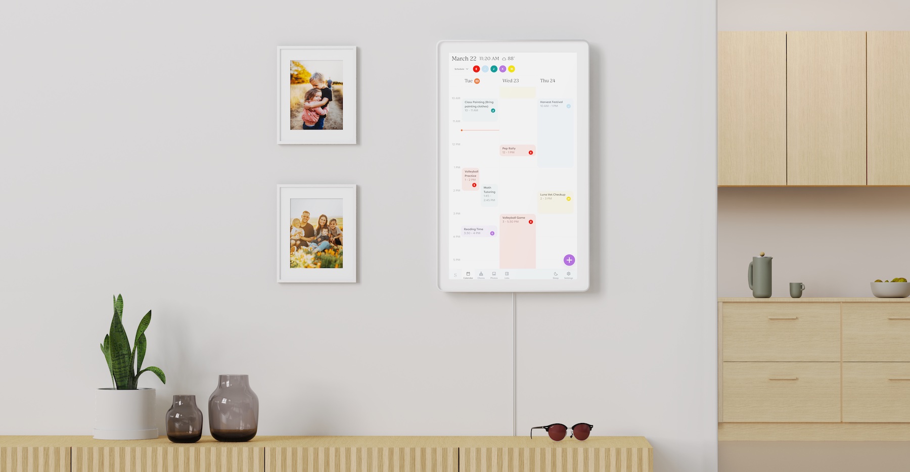 Skylight intros new touchscreen smart calendar today
