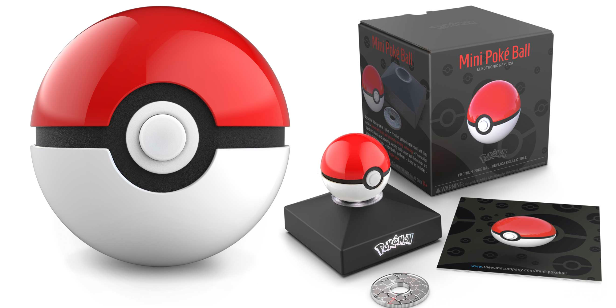 mini Poké Ball from The Wand Company launching next month