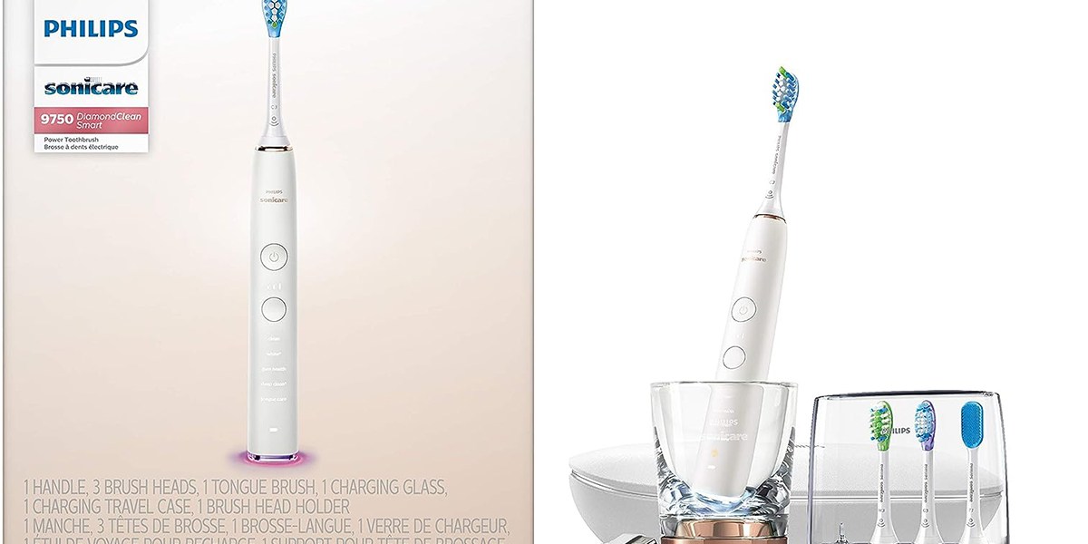 Philips Sonicare DiamondClean 9750 smart electric toothbrush falls 47% ...