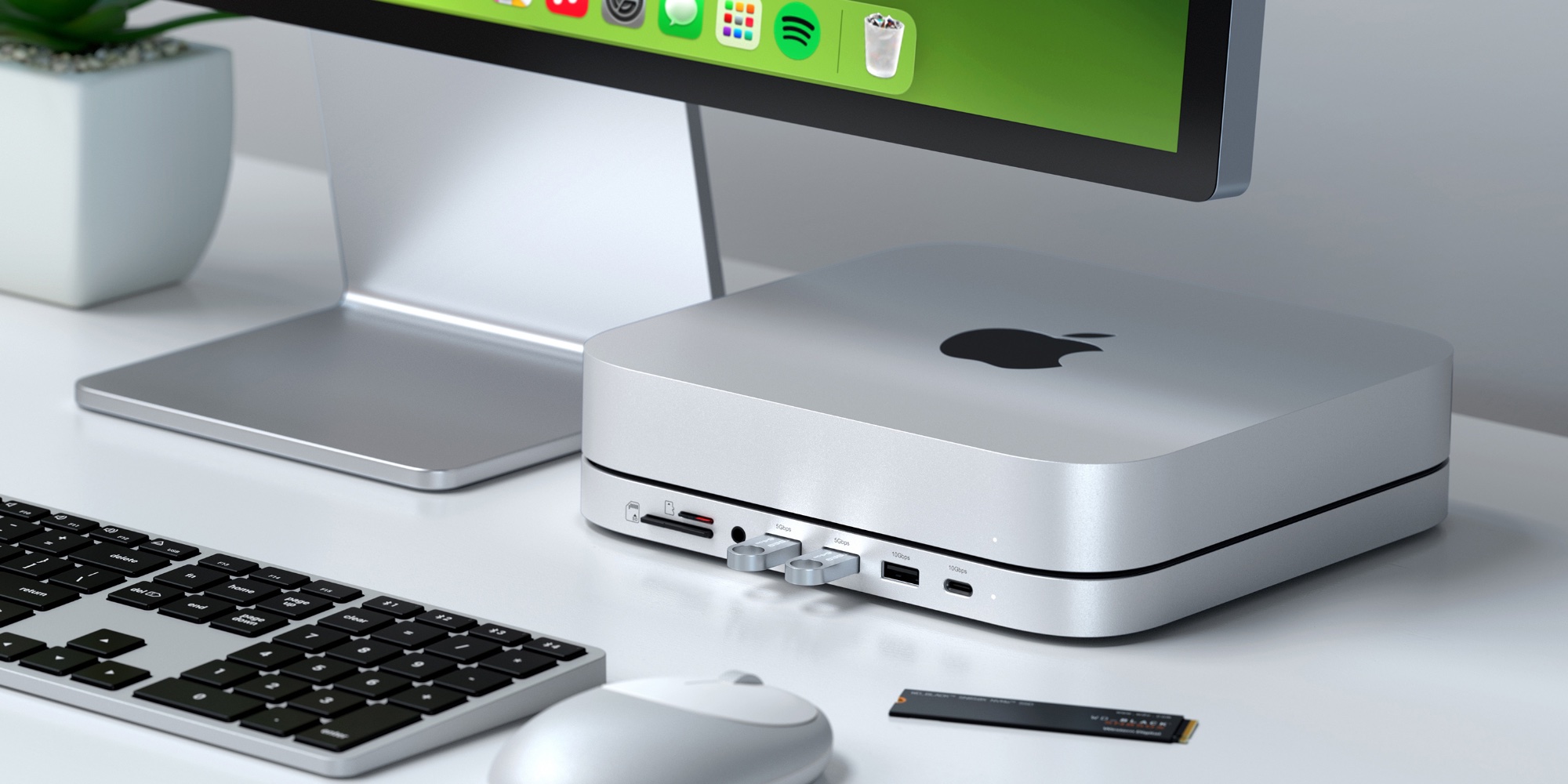 Satechi Stand and Hub for Mac mini refreshed with NVMe SSD slot