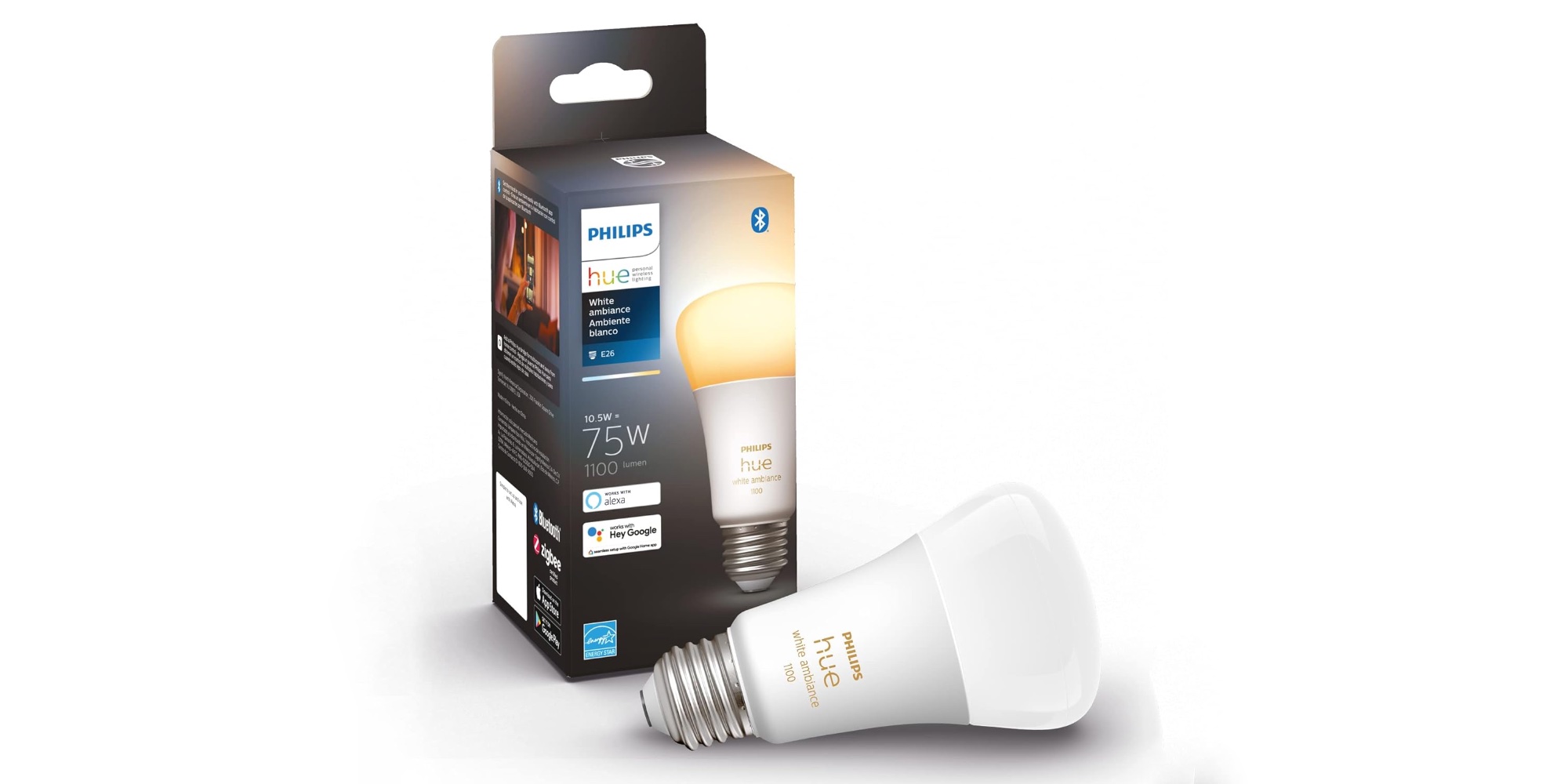 Philips Hue's White Ambiance 75W LED Smart Bulb drops to $16 (New low ...