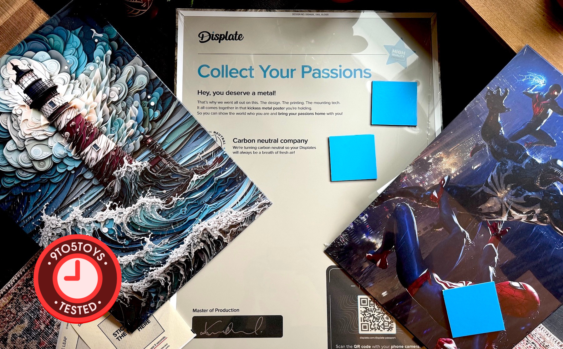 Displate's magnetic metal posters mount in less than a minute