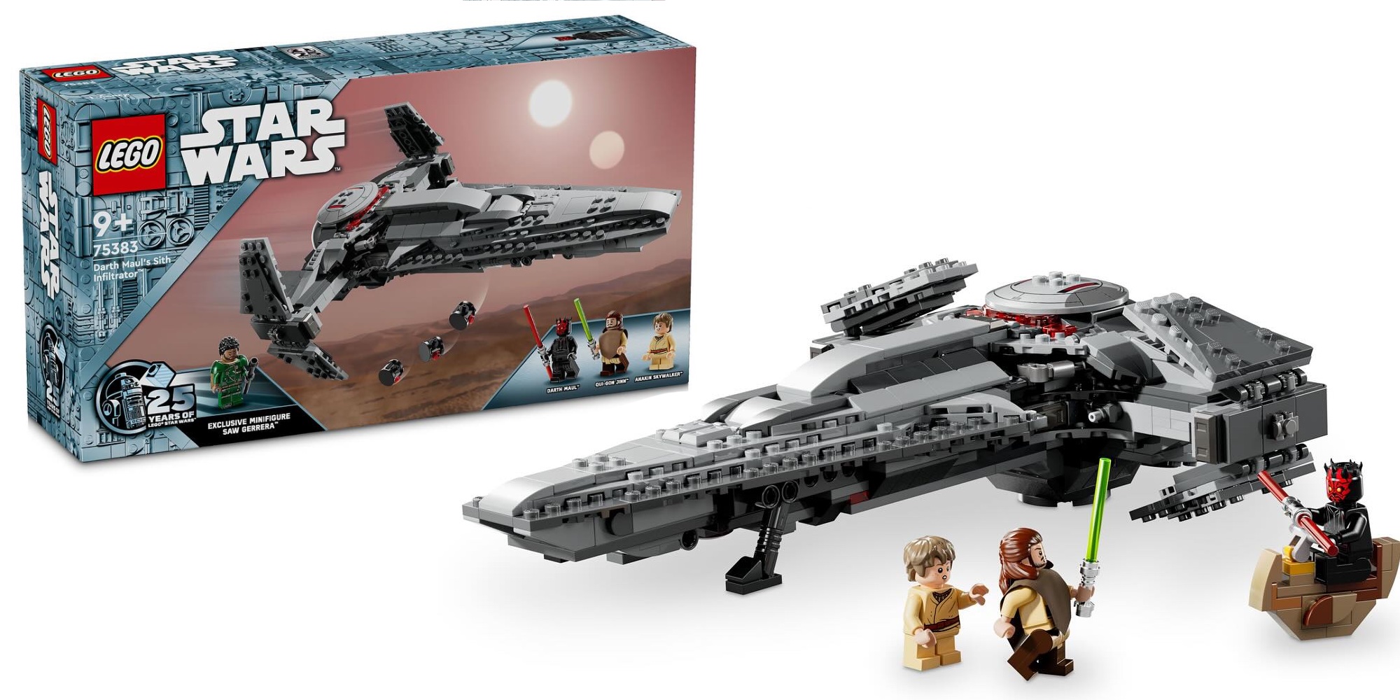 LEGO Sith Infiltrator launching May 1 as set number 75383