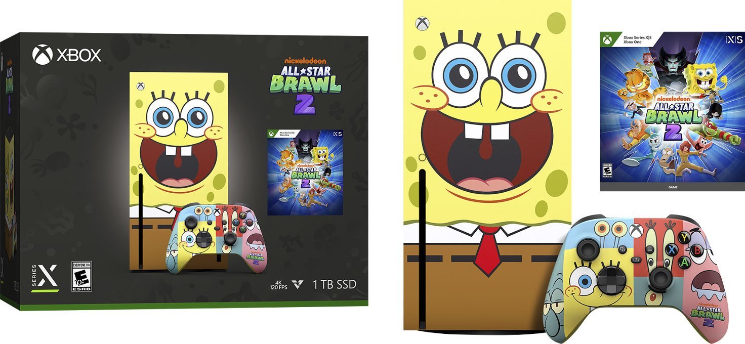 New official SpongeBob Xbox Series X console releases this week