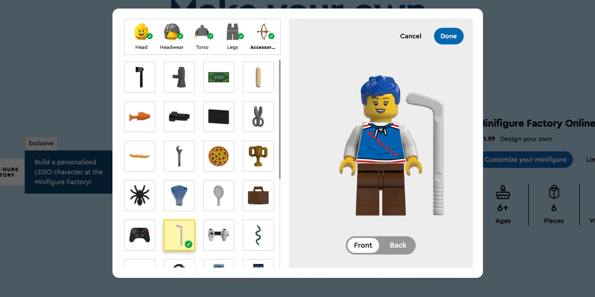 LEGO minifigure Factory returns with another round of custom minifig