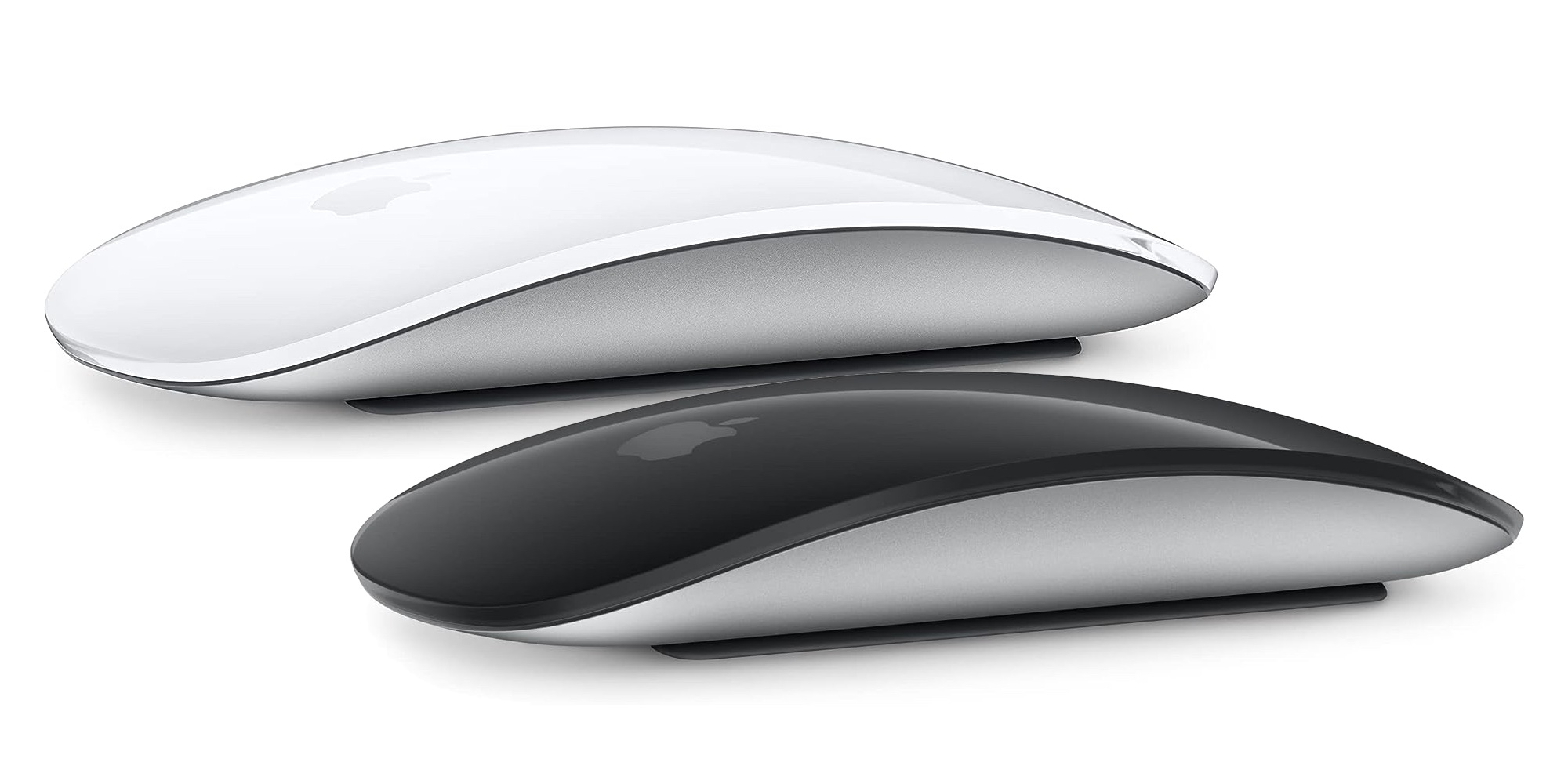Apple's Magic Mouse comes in black or white finishes, on sale from $68