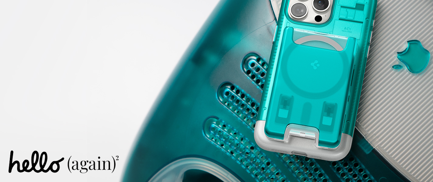 Hello Again! Spigen debuts new vintage iMac G3-style MagSafe wallets ...
