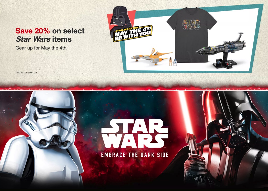 Star Wars Day deals now live for May the 4th
