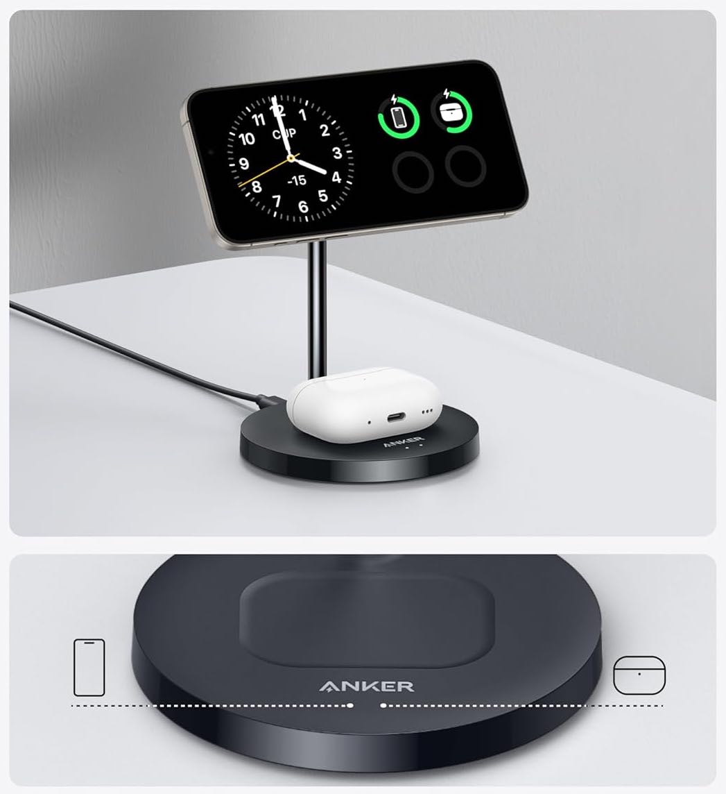 Anker's new 15W Qi2 MagSafe 2-in-1 Charging Station surfaces at an even ...