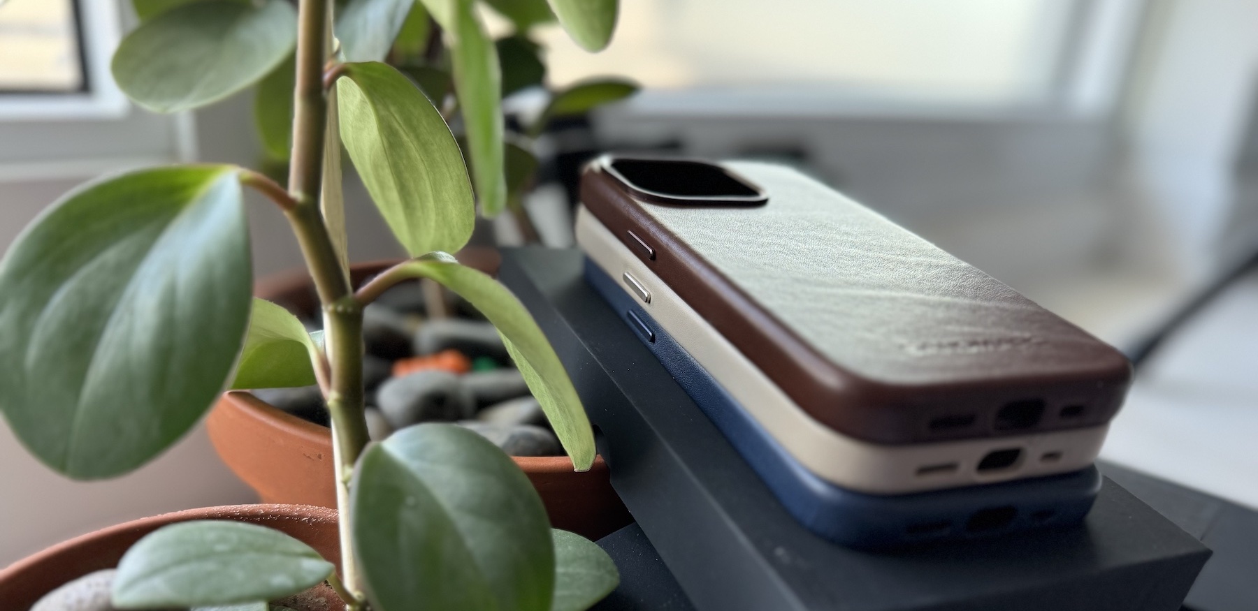 Here's one of the best minimalist leather iPhone cases