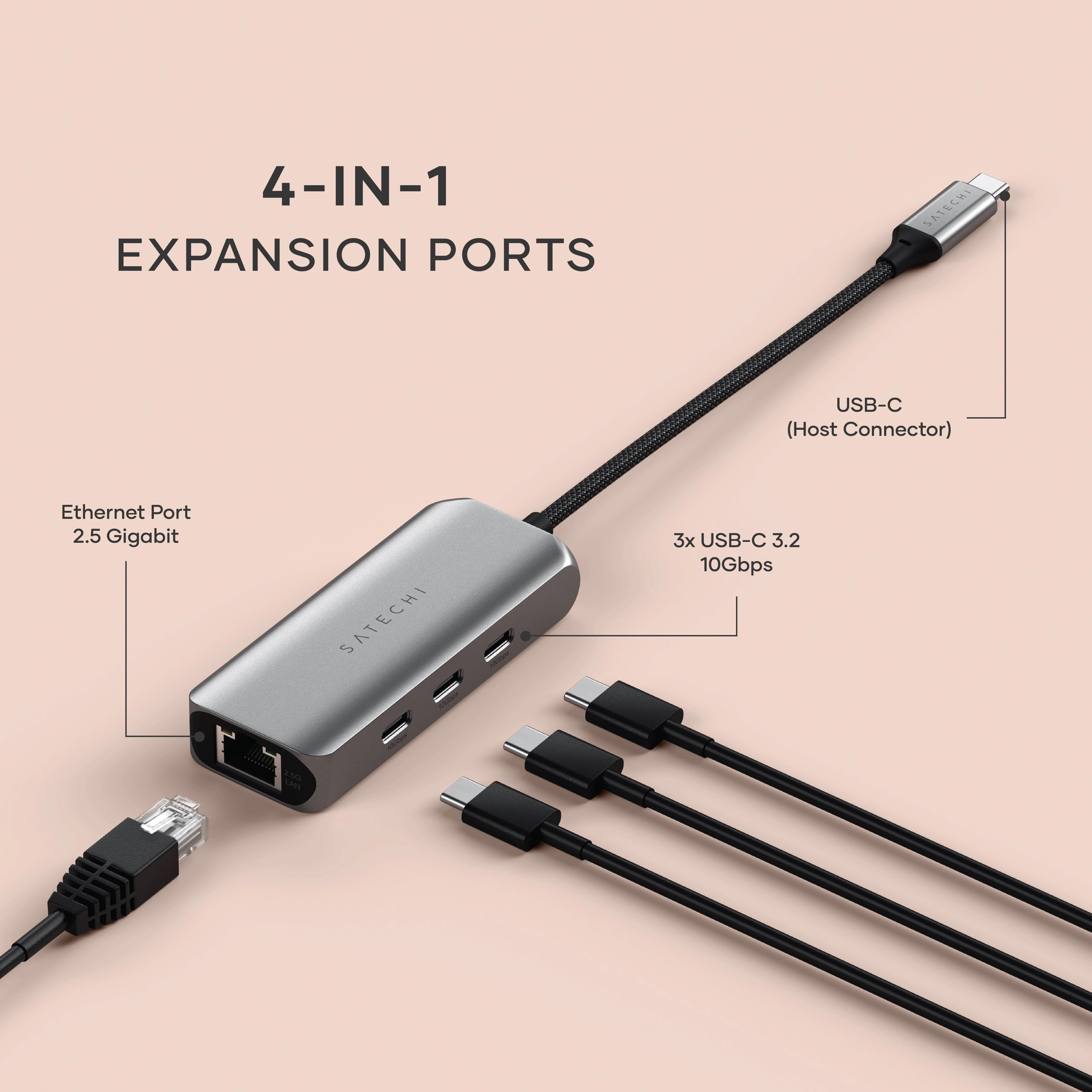 Satechi debuts new 4-In-1 USB-C Hub for Mac and iPad