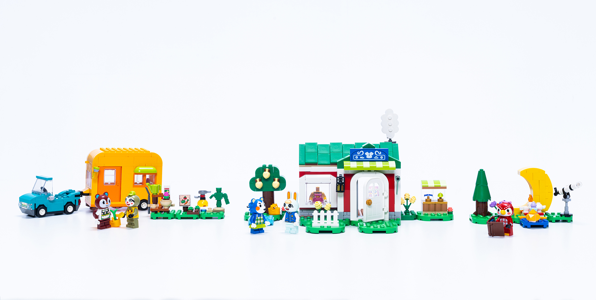 First look at three 2025 LEGO Animal Crossing sets introducing Celeste ...