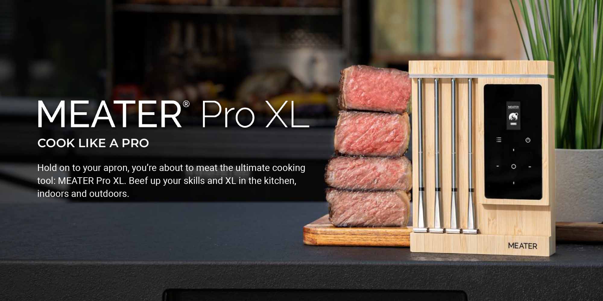 MEATER's elegant new Pro XL with four smart meat thermometer probes ...