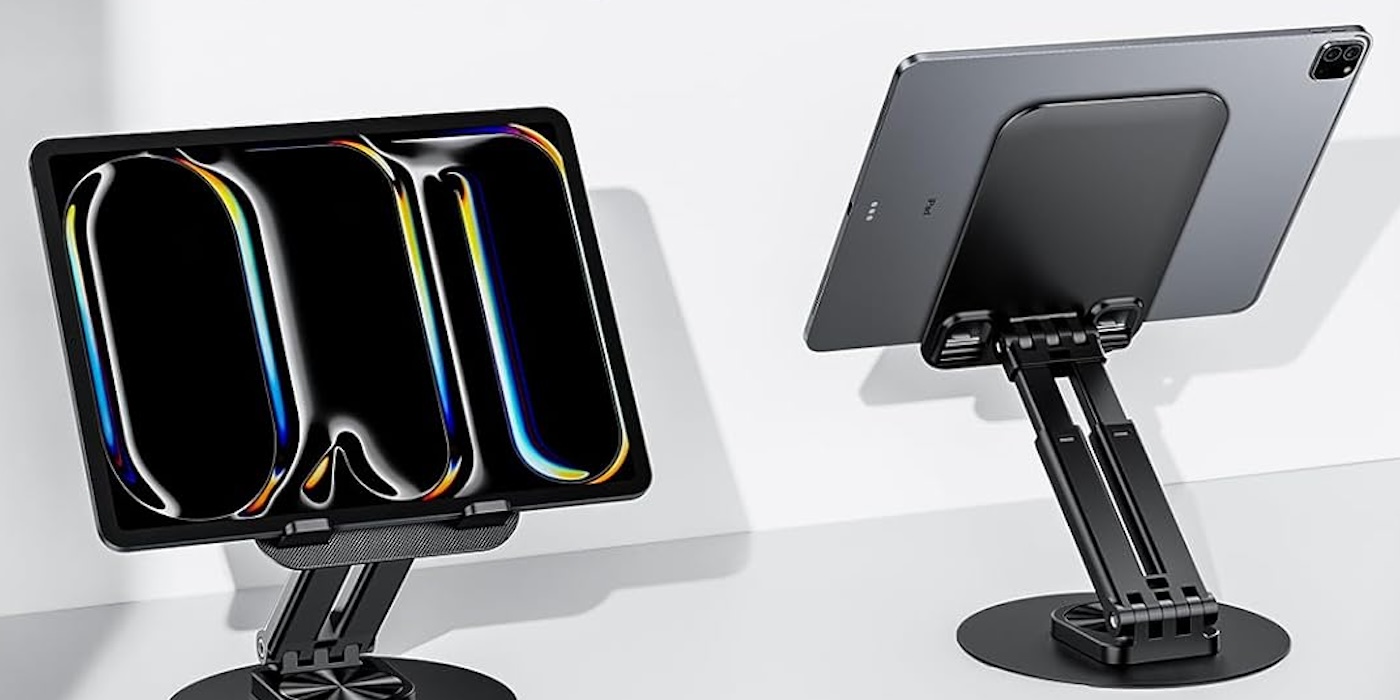 OMOTON's metal tablet stand matches the Space Black M4 iPad Pro, now ...