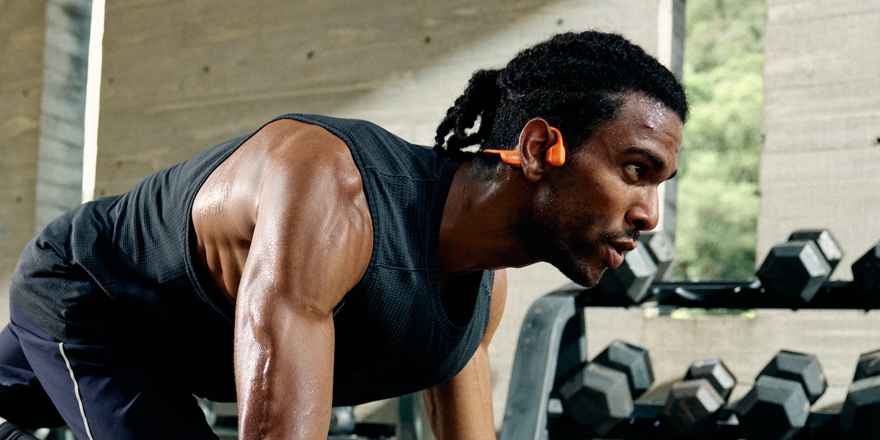 New Shokz Open Run Pro 2 bone and air-conducting headphones