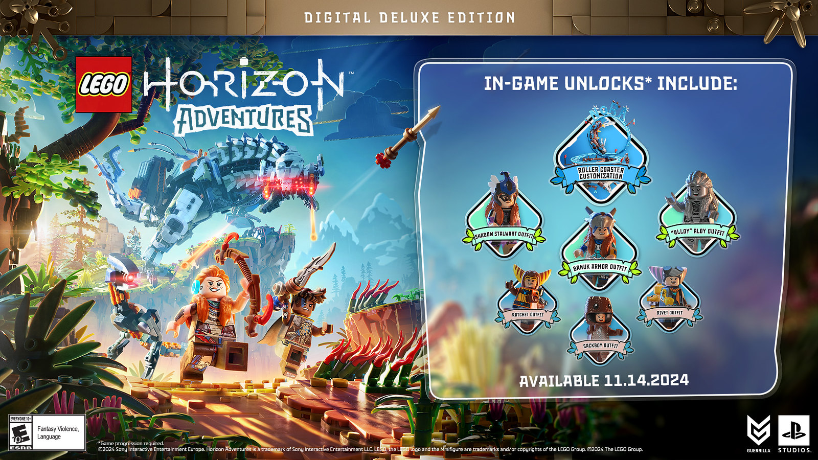 LEGO Horizon Adventures video game pre-order/release dates!