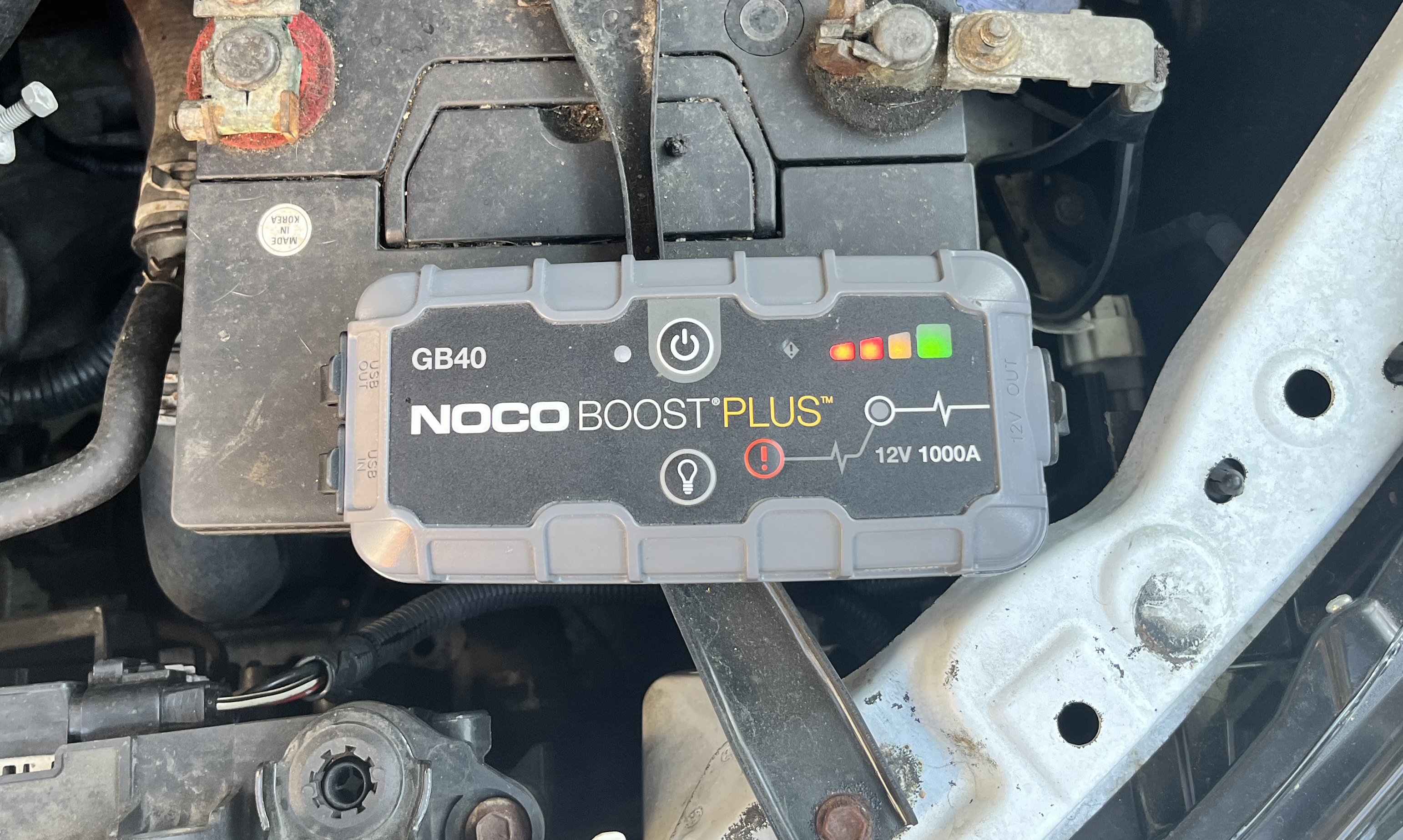 NOCO Boost Plus portable jump starter is a must-have for drivers