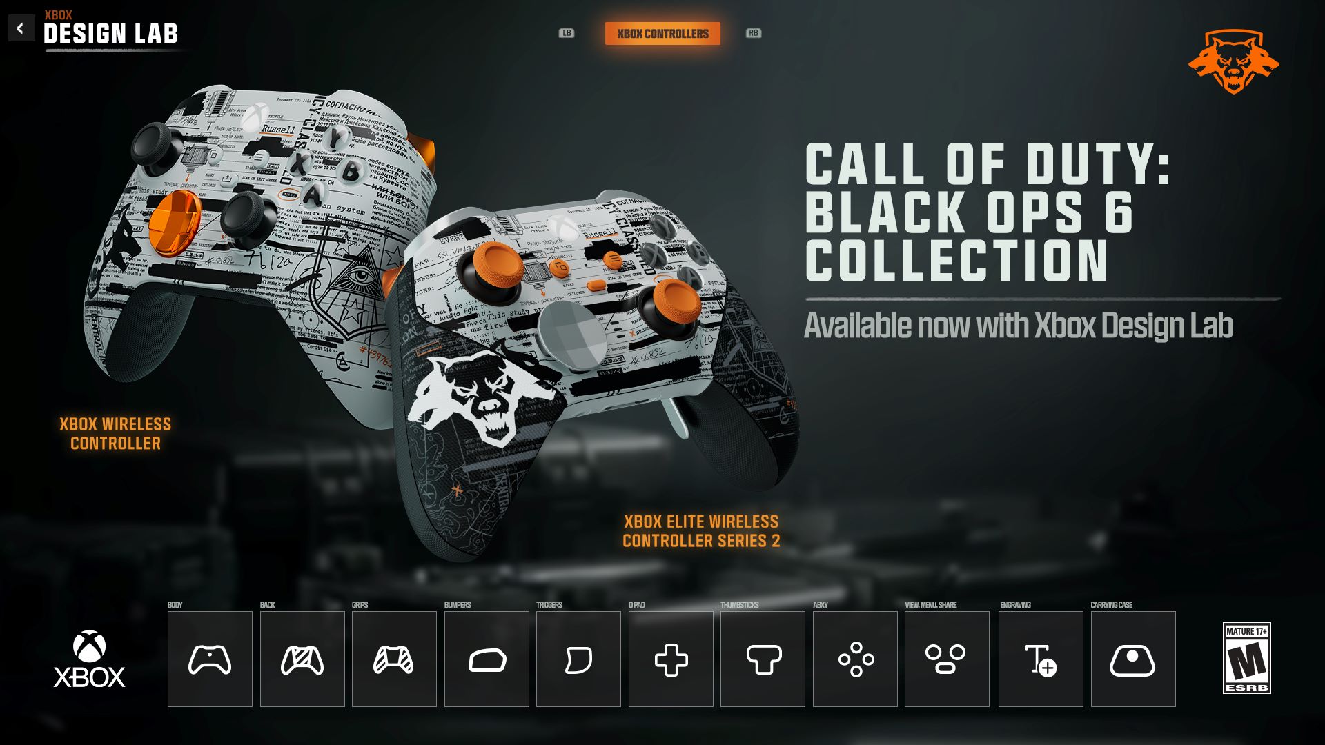 Official new Xbox Black Ops 6 controllers and Series X wrap
