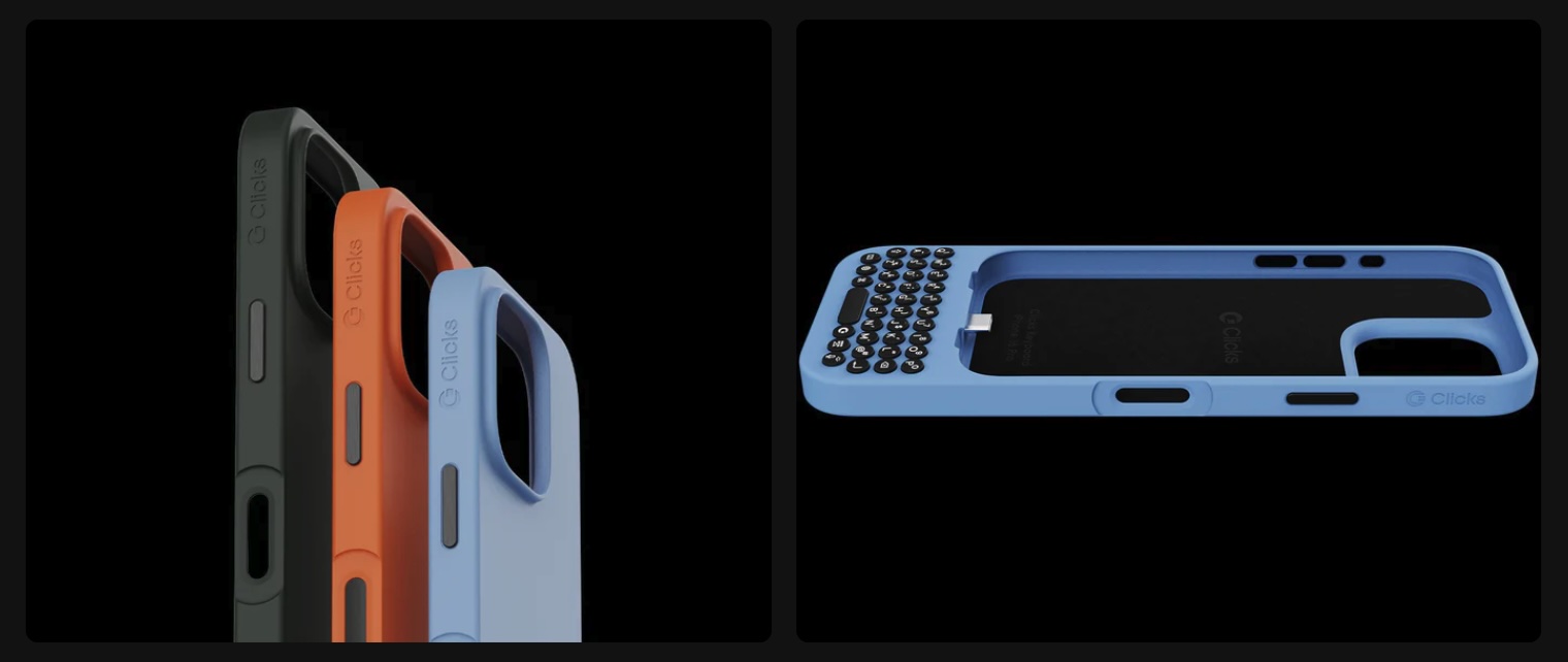 Upgraded Clicks iPhone 16 Keyboard Cases are here