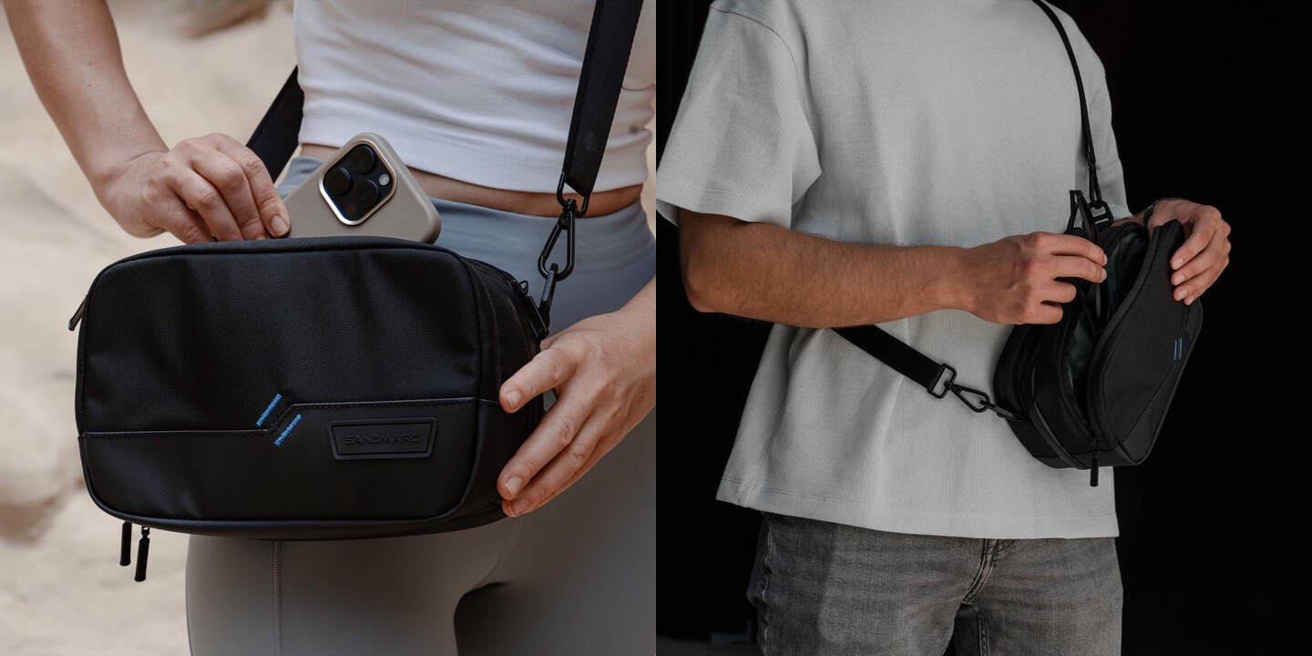 SANDMARC debuts new weatherproof iPad mini 7 sling bag with hidden ...