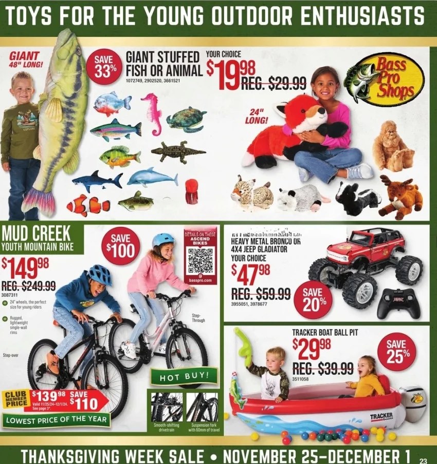 Bass Pro Shops and Cabela’s 2024 Black Friday ad