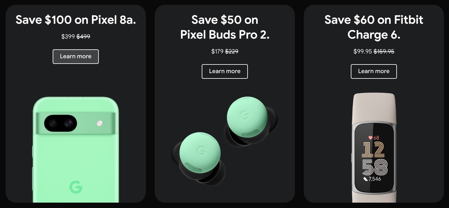 Google officially details 2024 Black Friday sale