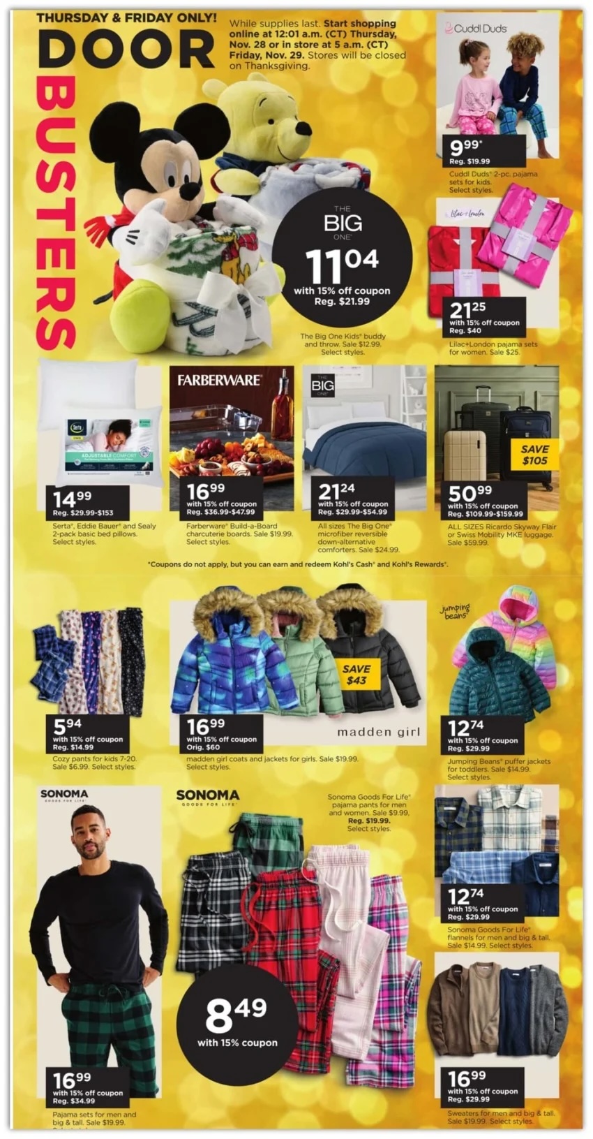 Kohl's Black Friday ad: Deals, start times, doorbusters, more