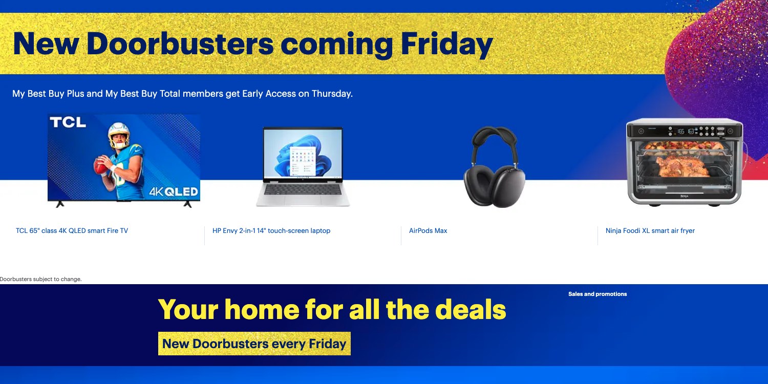Best Buy's upcoming holiday Doorbuster deals sneak peek