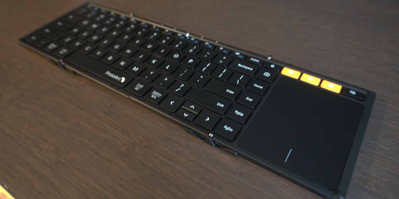 Tested: The XK01 TP foldable keyboard from ProtoArc