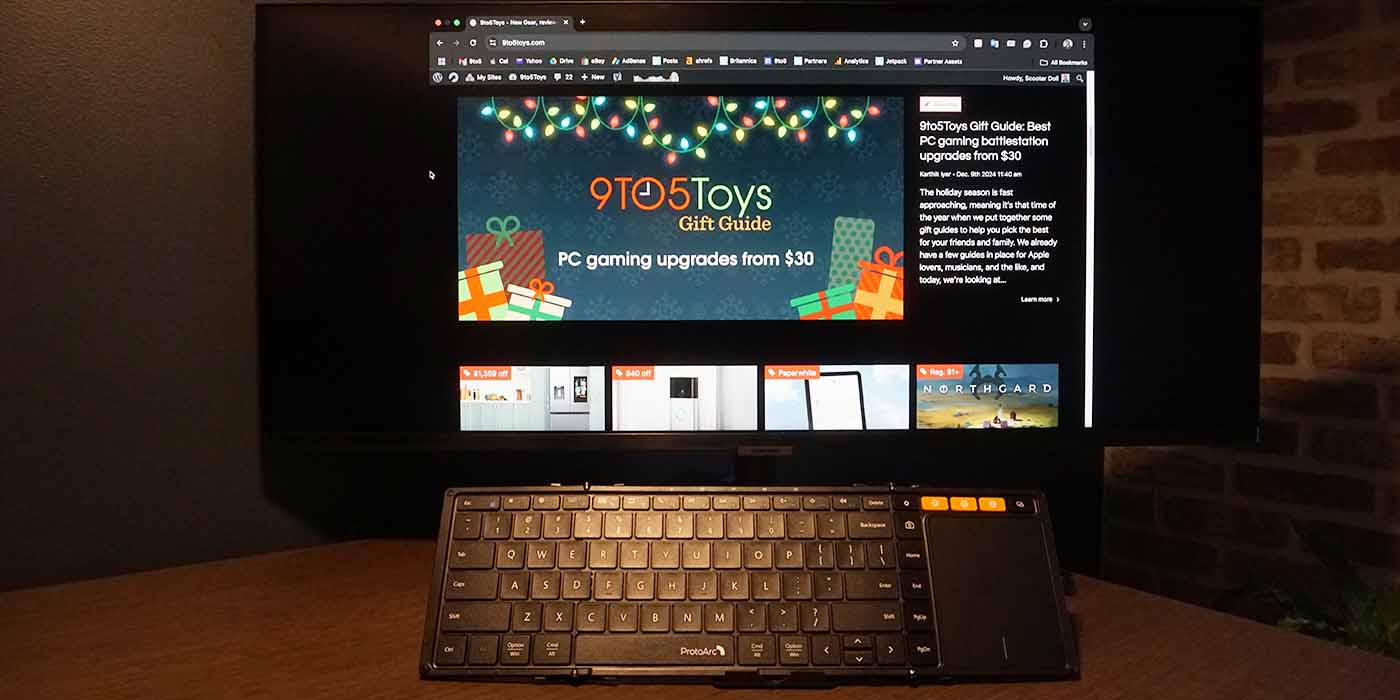 Tested: The XK01 TP foldable keyboard from ProtoArc
