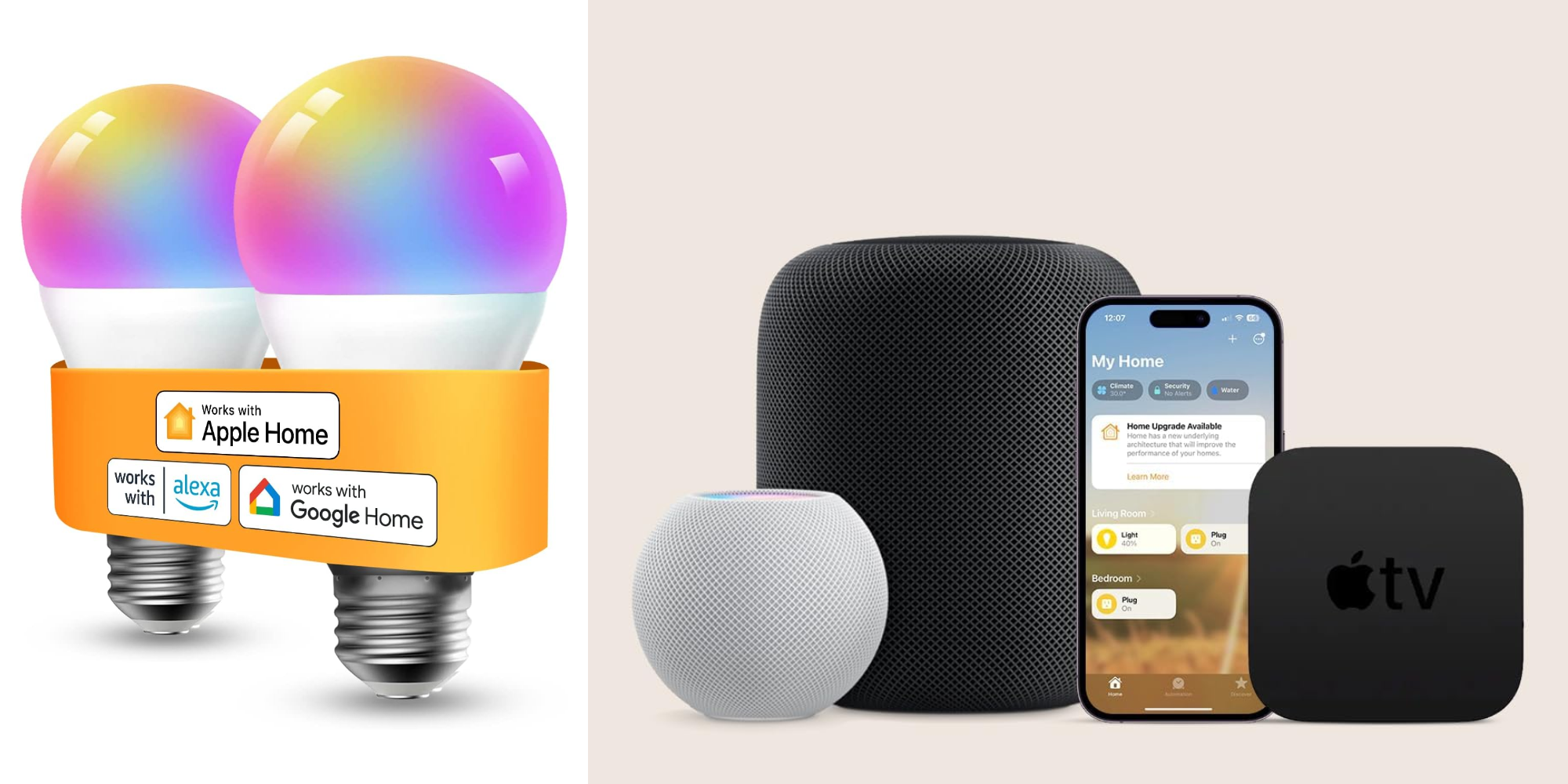 Two HomeKit RGB smart light bulbs for $10 Prime shipped? Yep, grab ...
