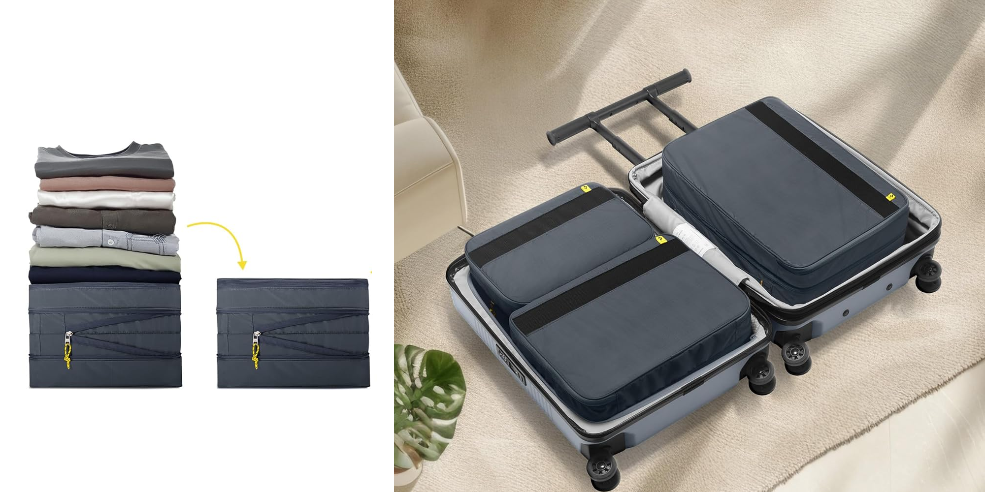 Make the most of your luggage space with two large Spigen Compression ...