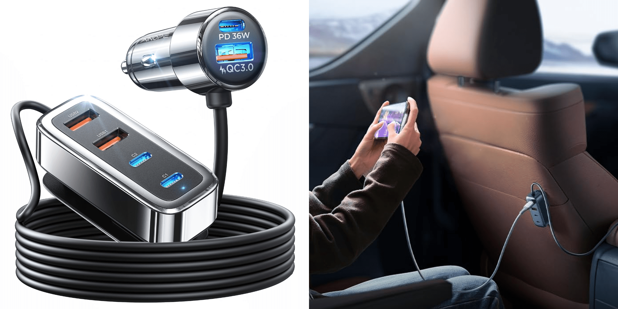 Keep your entourage happy with this 108W 6-port USB-C front and back ...