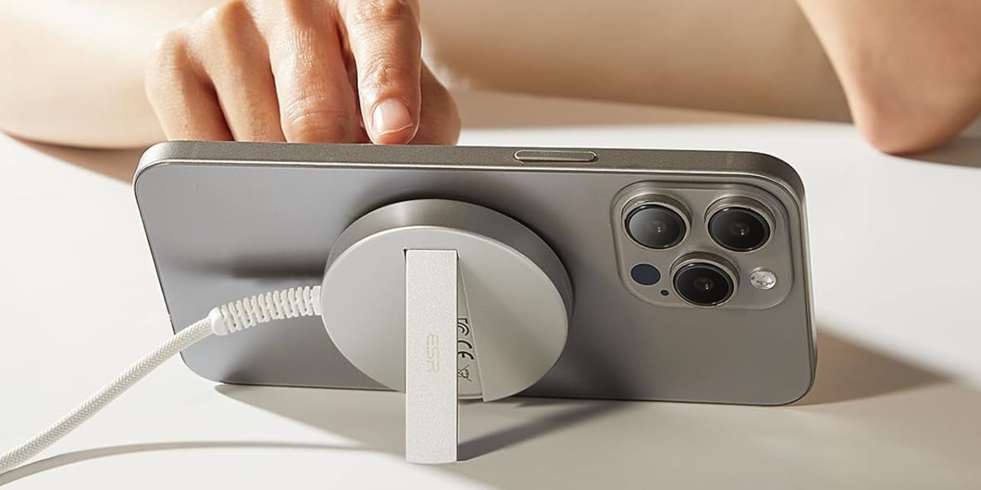 It's hard to beat this Qi2 MagSafe charging puck with kickstand, 5-foot ...